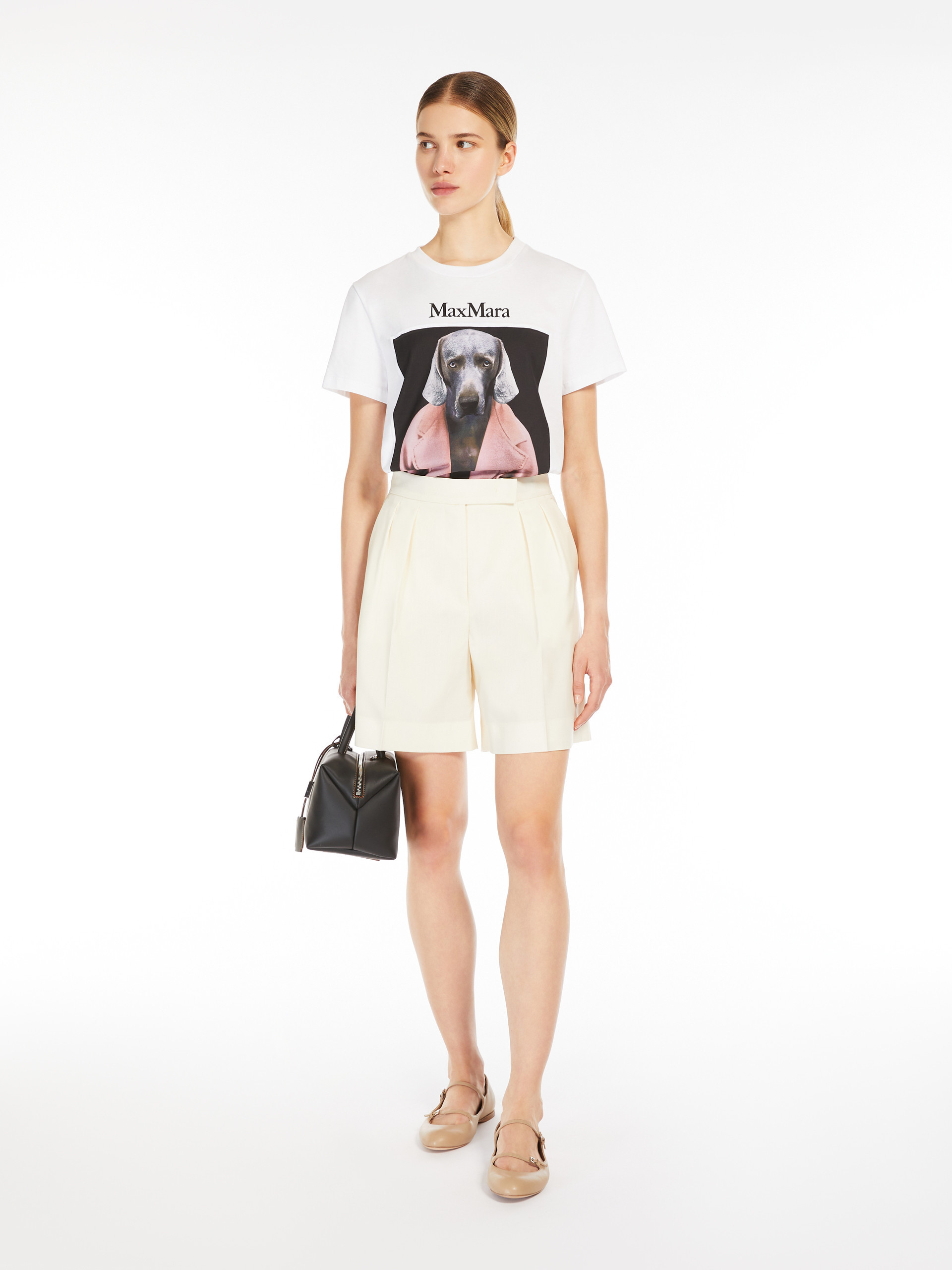 MAX MARA Max Mara Graphic Printed Crewneck T-Shirt